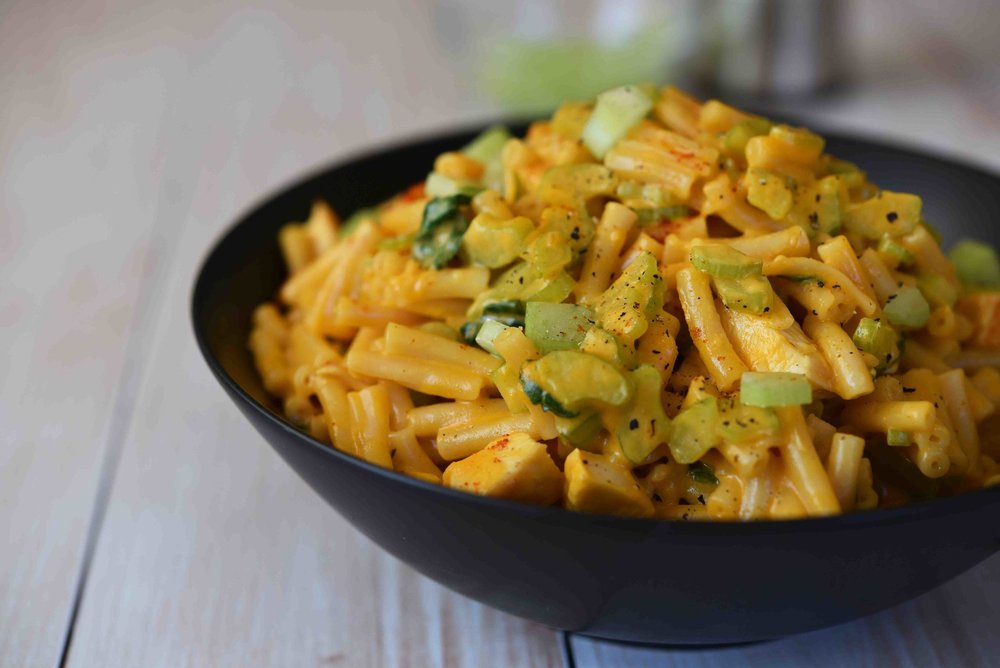 Buffalo Chicken Boxed Mac + Cheese — Nikki Dinki Cooking