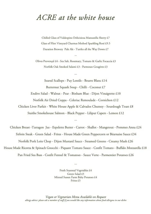 Eat at TWH — The White House