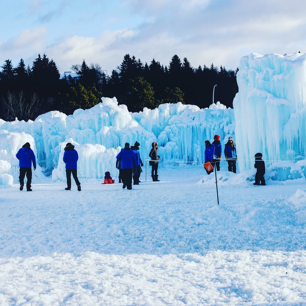 Ice Castles in Edmonton — Transactions with Beauty
