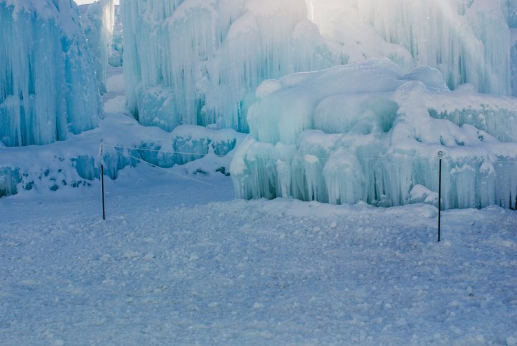 Ice Castles in Edmonton — Transactions with Beauty