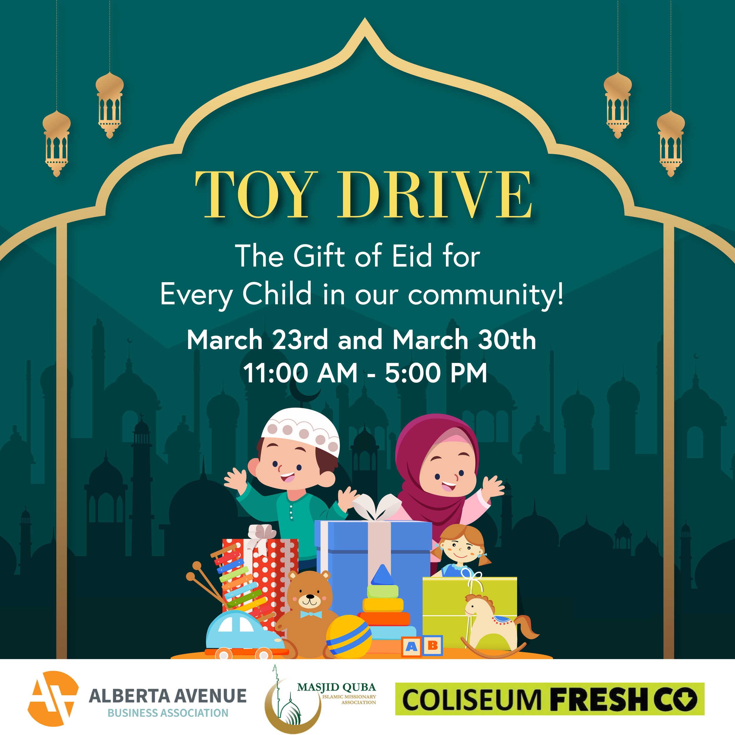 Toy Drive: The Gift of Eid for Every Child in Our Community — Alberta ...