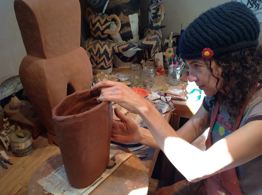 Lisa Smith Ceramics—in studio