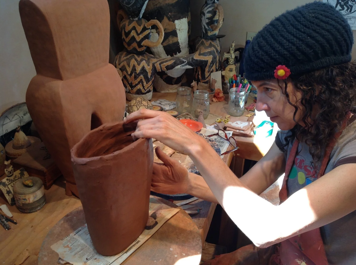Lisa Smith Ceramics—in studio