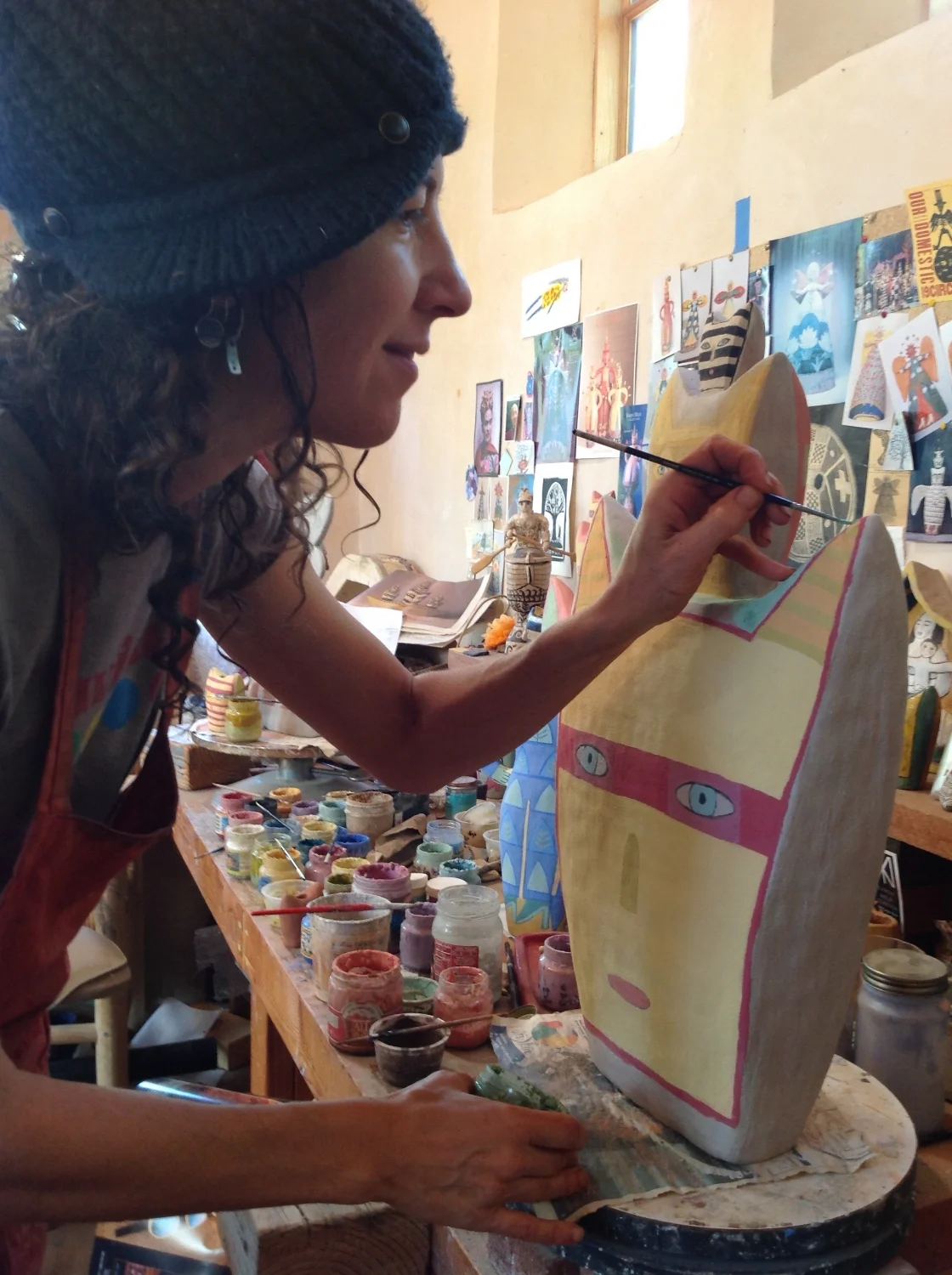 Lisa Smith Ceramics—in studio