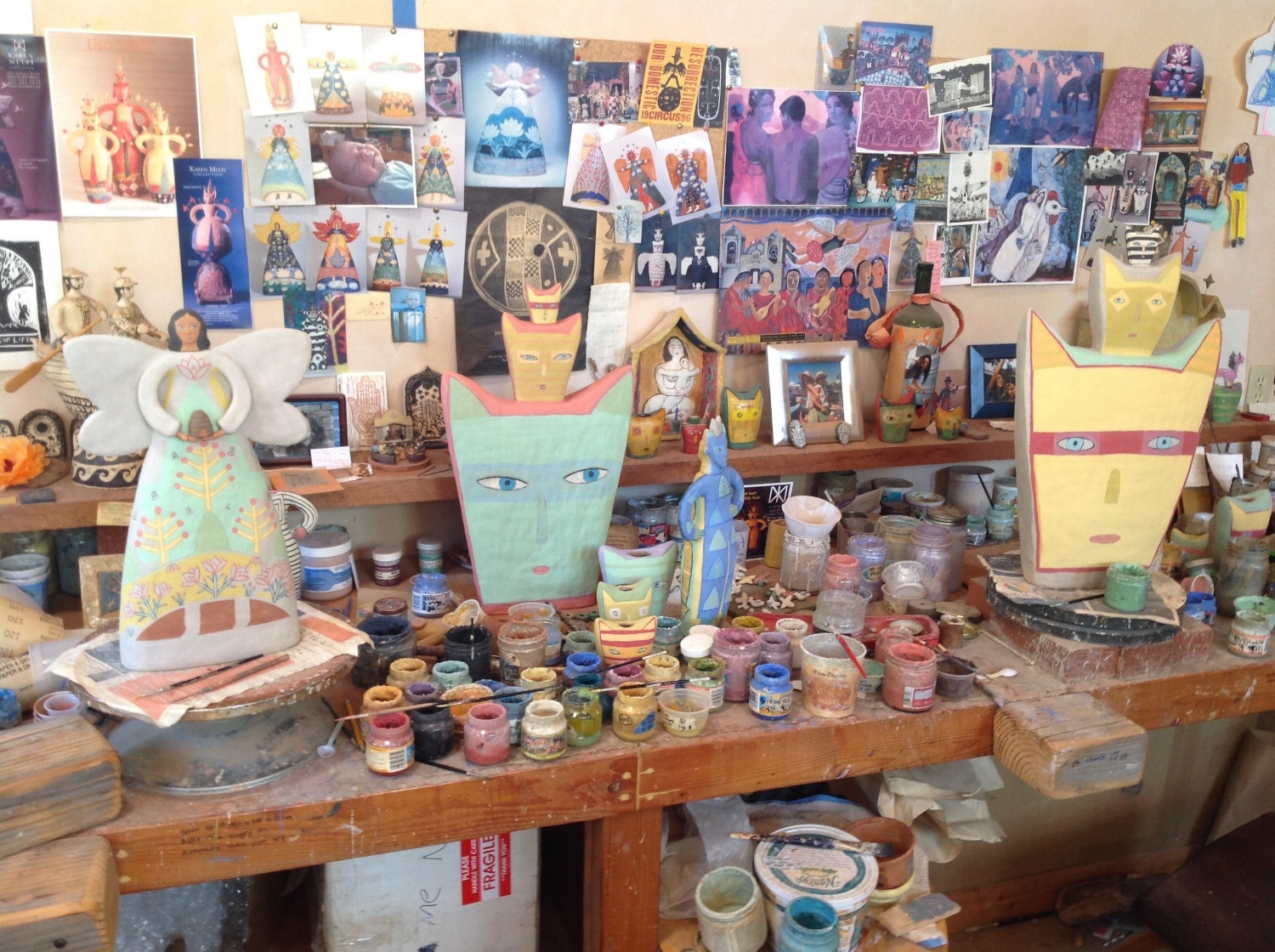 Lisa Smith Ceramics—in studio