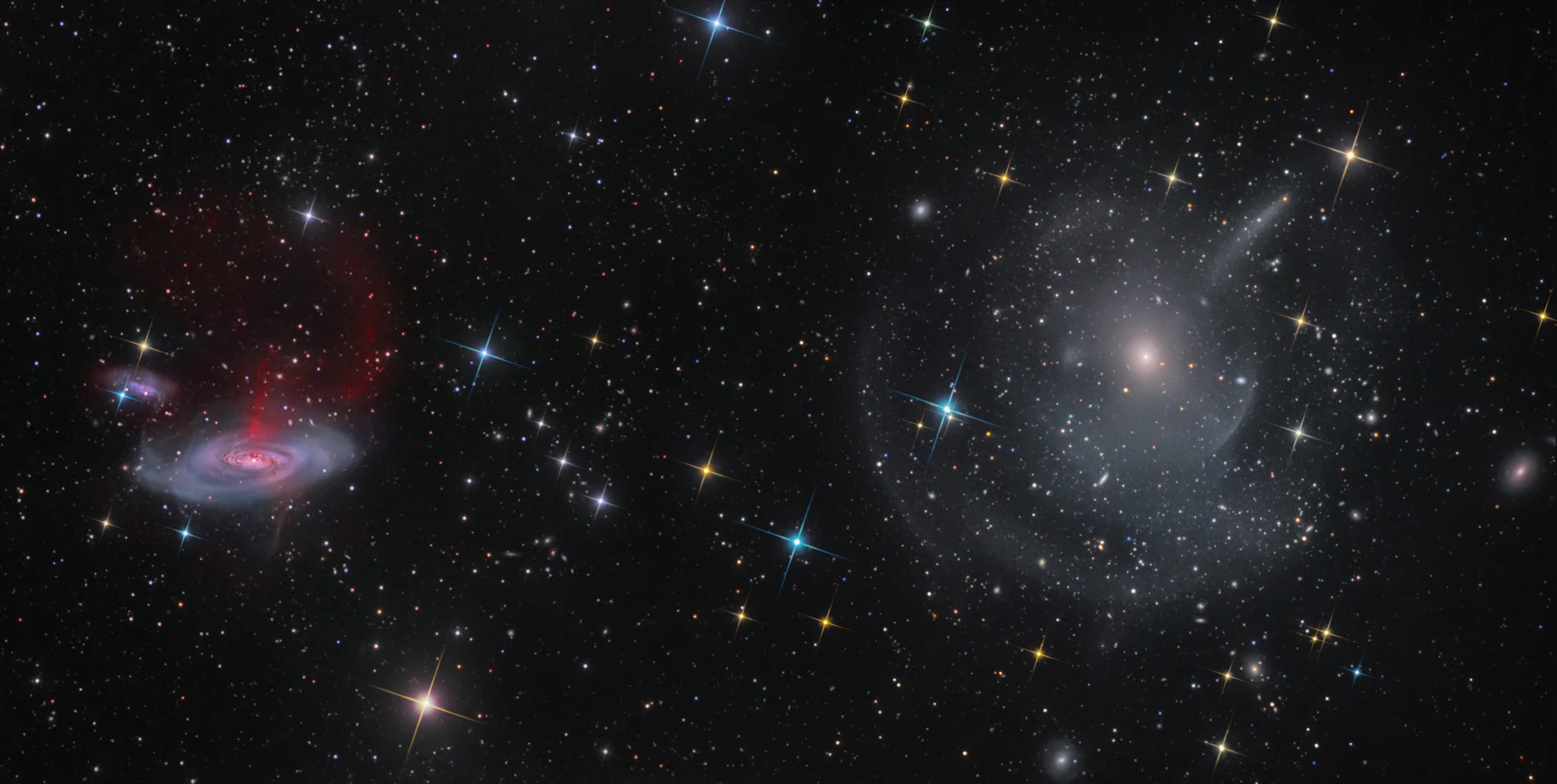 Hanson Astrophotography-M89&M90 Mosaic