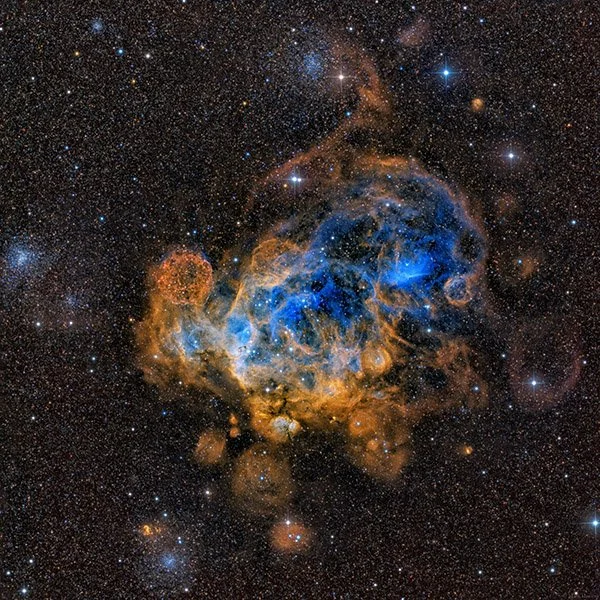 Middle Finger Nebula Pillars