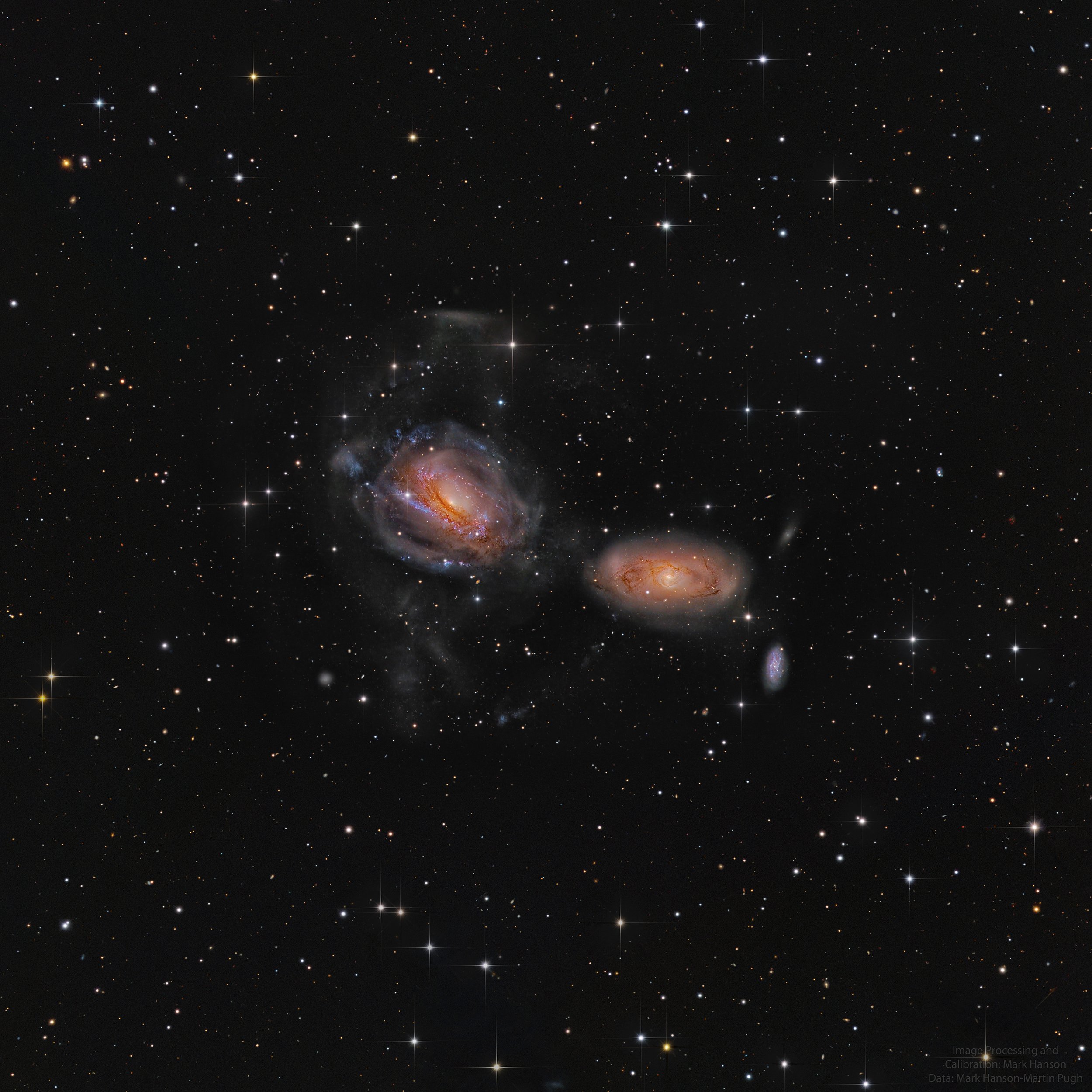 Hanson Astronomy Photos-NGC 3169 The Scorpion Galaxy