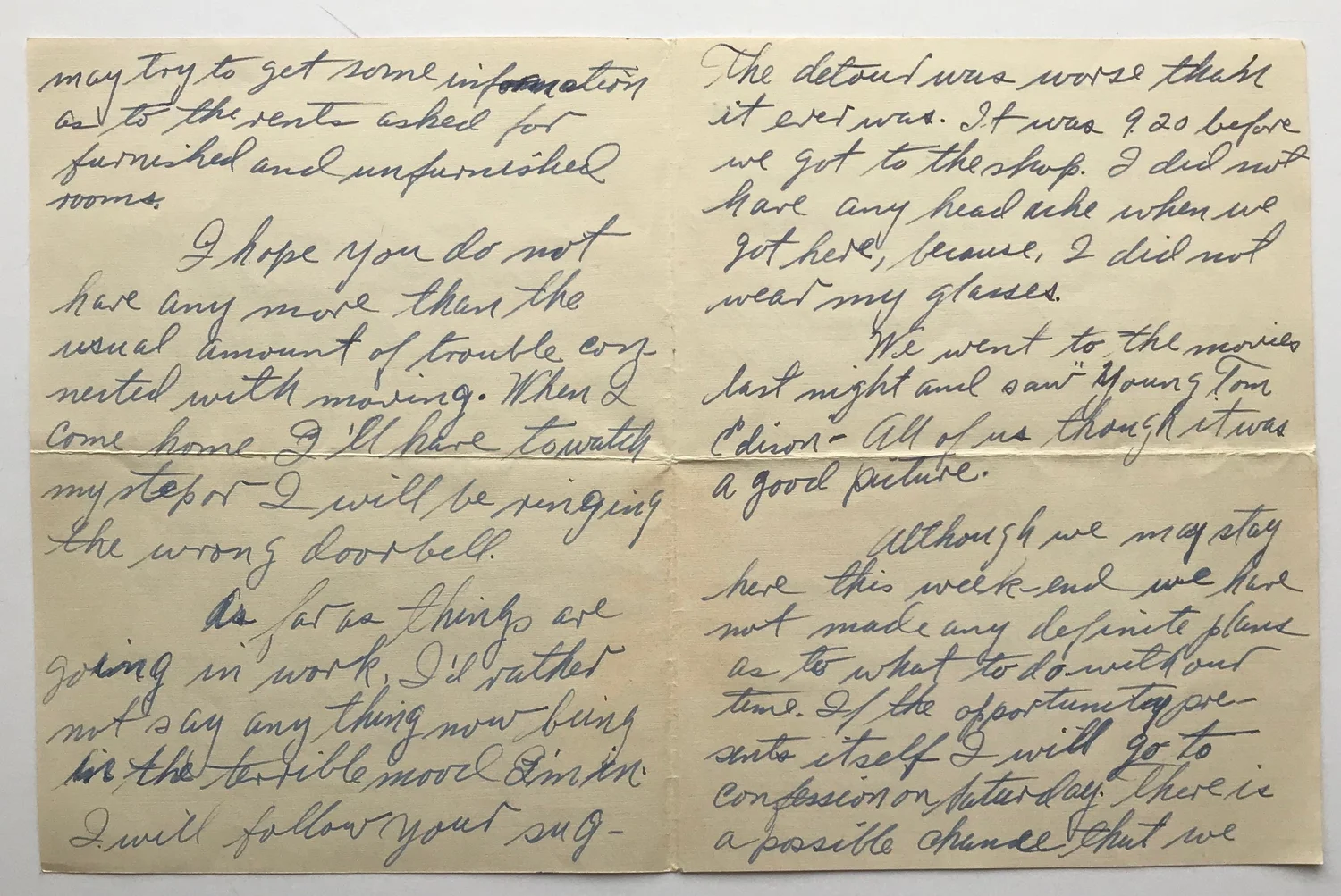 Letter #25: Confession on Saturday — Margot Note Consulting LLC