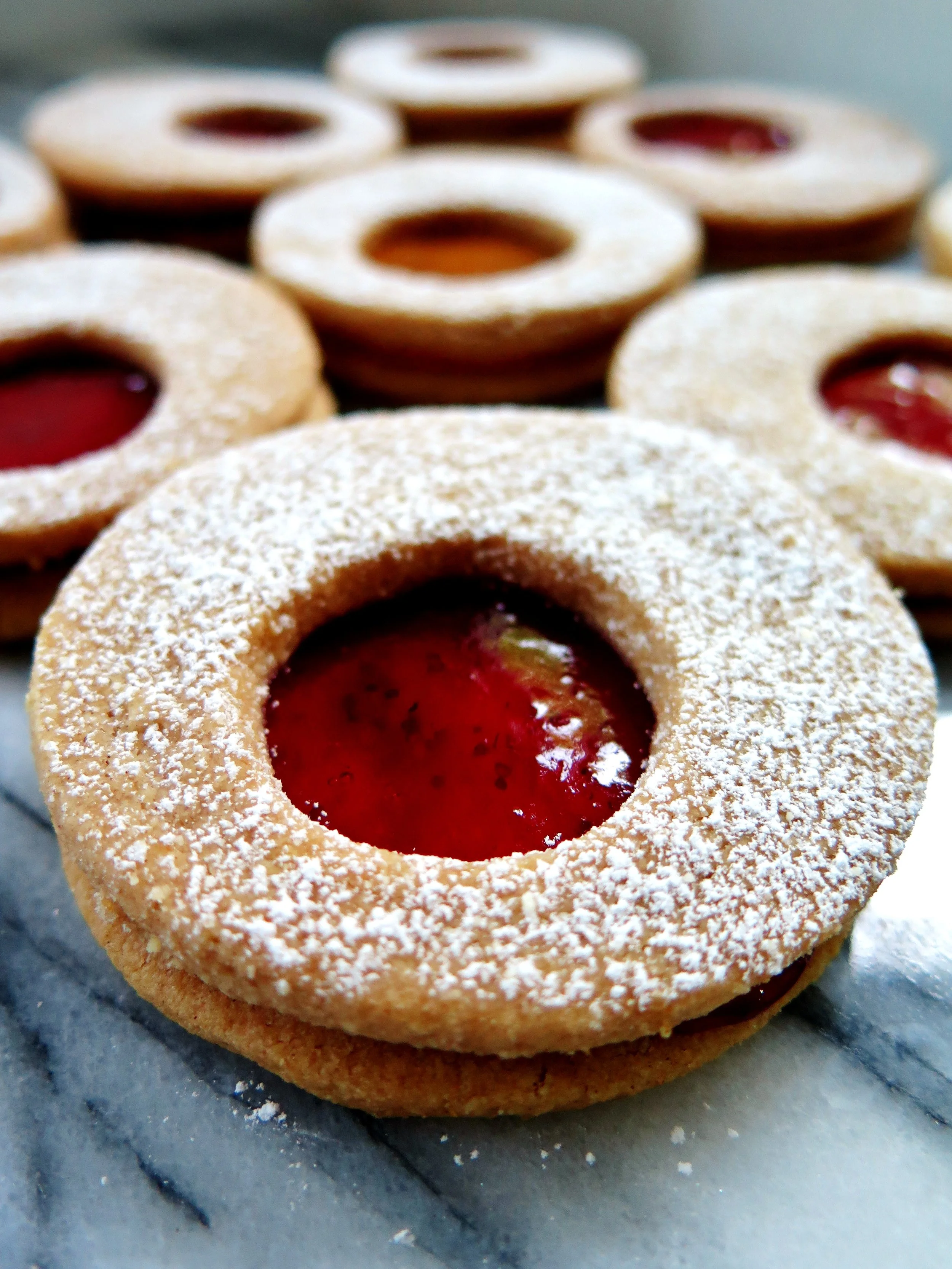 Morroccan Spiced Linzer Jam Cookies — Culina Sophia