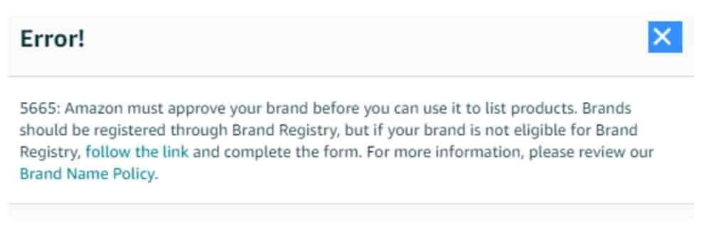 How to List a Product on Amazon Without Brand Registry 5665 Error Code ...
