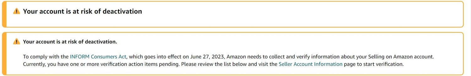 Amazon INFORM Consumers Act Seller Verification | Goat Consulting