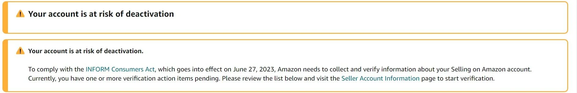Amazon INFORM Consumers Act Seller Verification | Goat Consulting