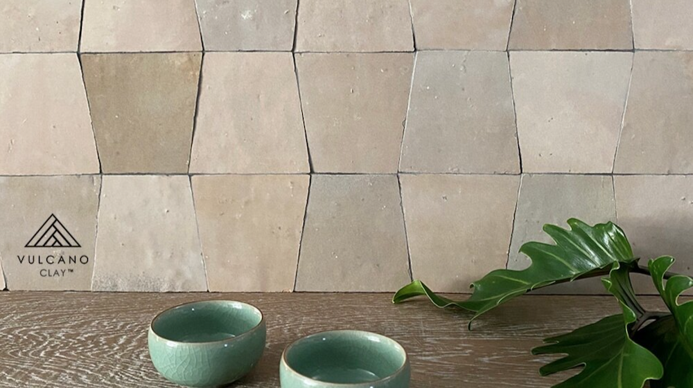 SAGE Handmade Moroccan Terracotta CIRQUE Tile — VULCANO