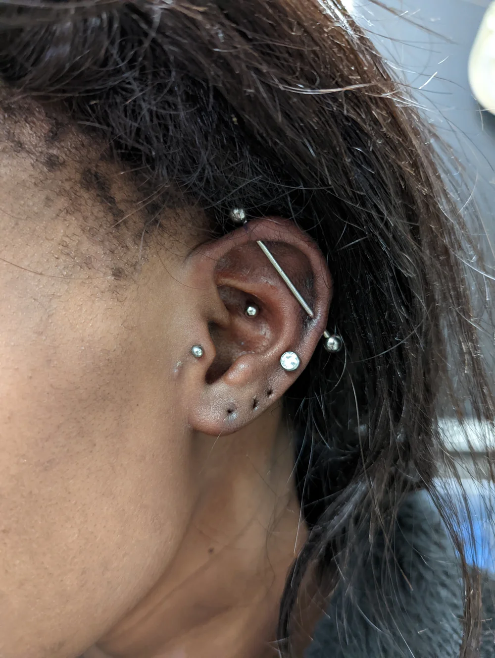 Ear Surface Piercing