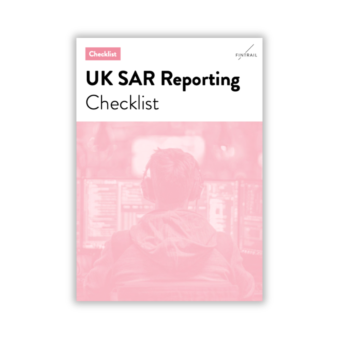 SAR Reporting Checklist — FINTRAIL