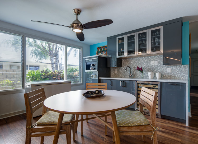 Honolulu Kitchen Remodel - Custom Countertops with Coffee Bar ...