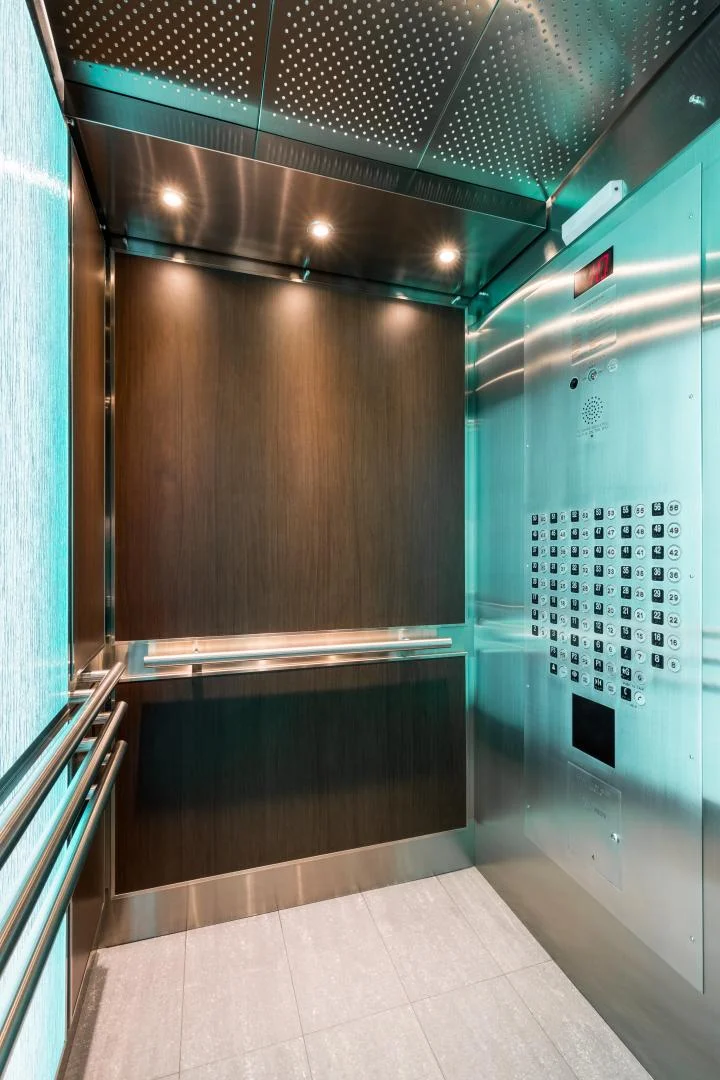 35 Mariner Terrace — Elevator Scene | Cab Interior Design ...