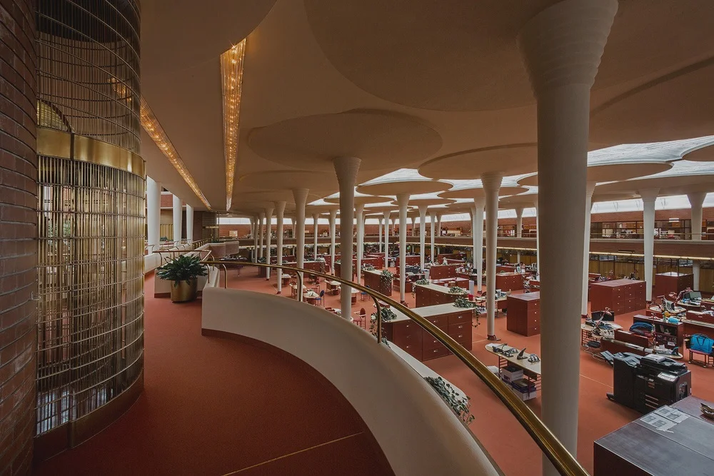 Johnson Research Tower and Administration Building marks Frank Lloyd ...