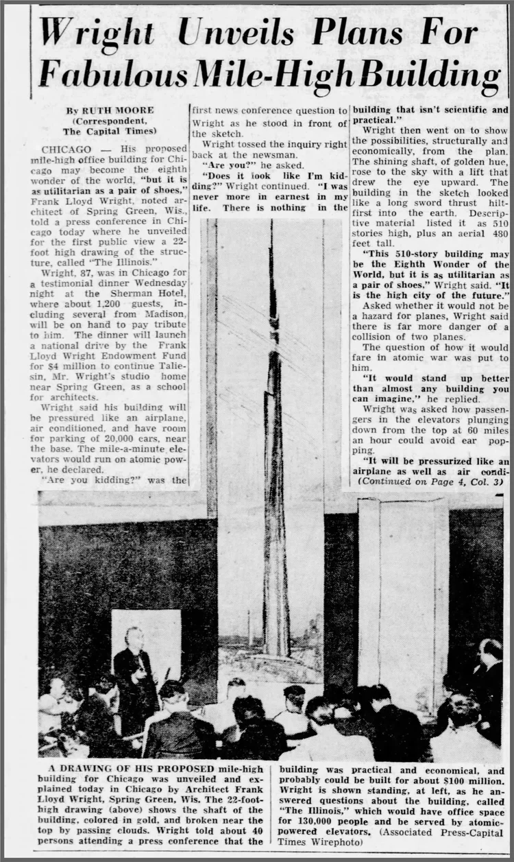 Part 1 | The Definitive History of Frank Lloyd Wrights Mile High ...