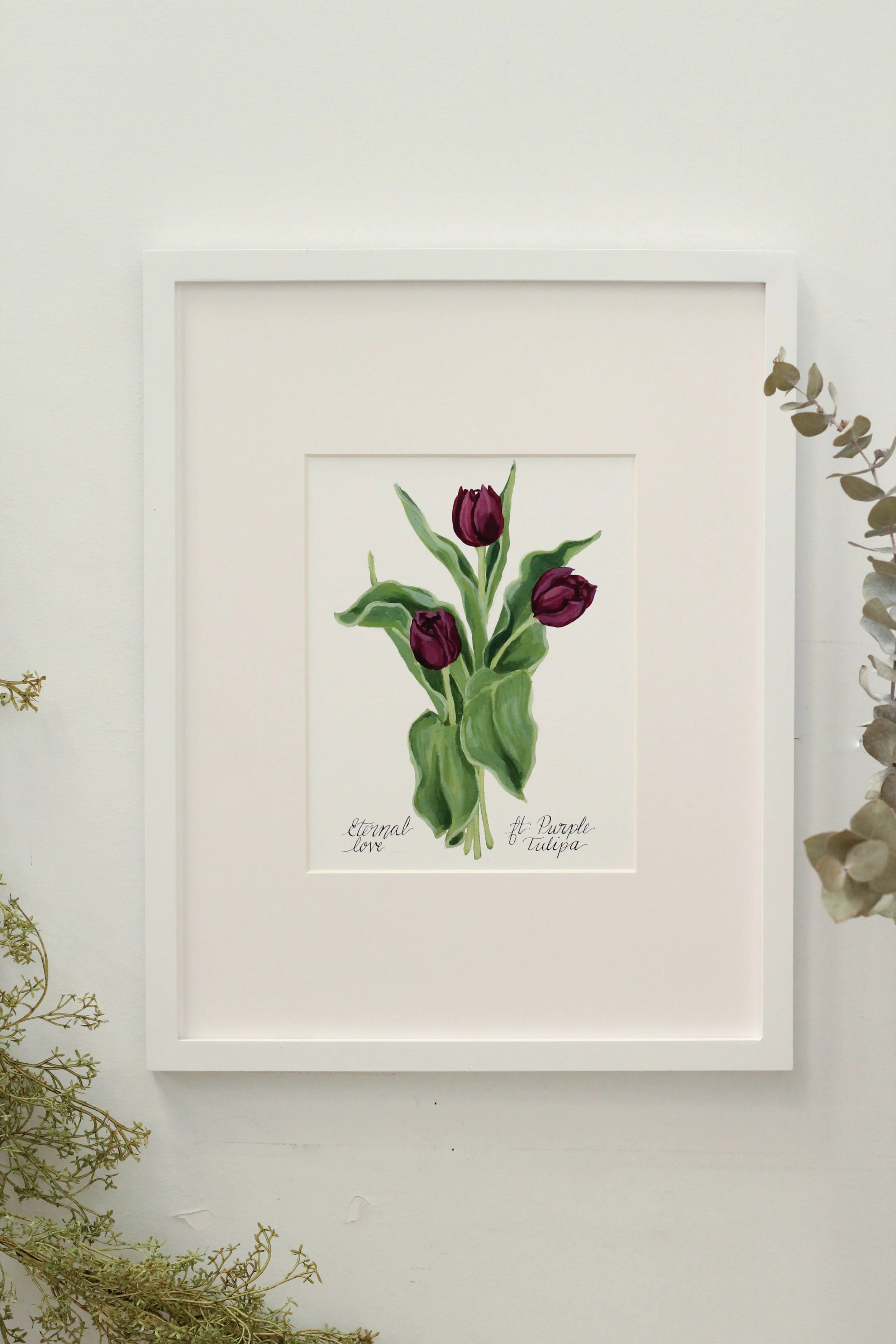 Tulip Flower Painting