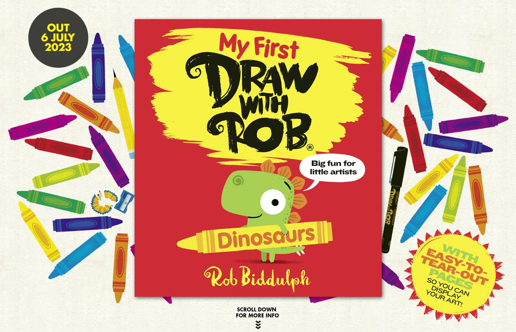 My First Draw With Rob Dinosaurs teaser — Rob Biddulph