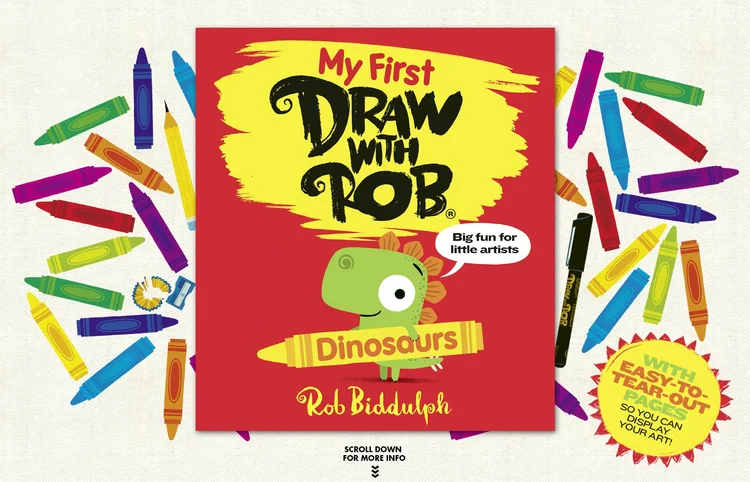 My First Draw With Rob Dinosaurs — Rob Biddulph