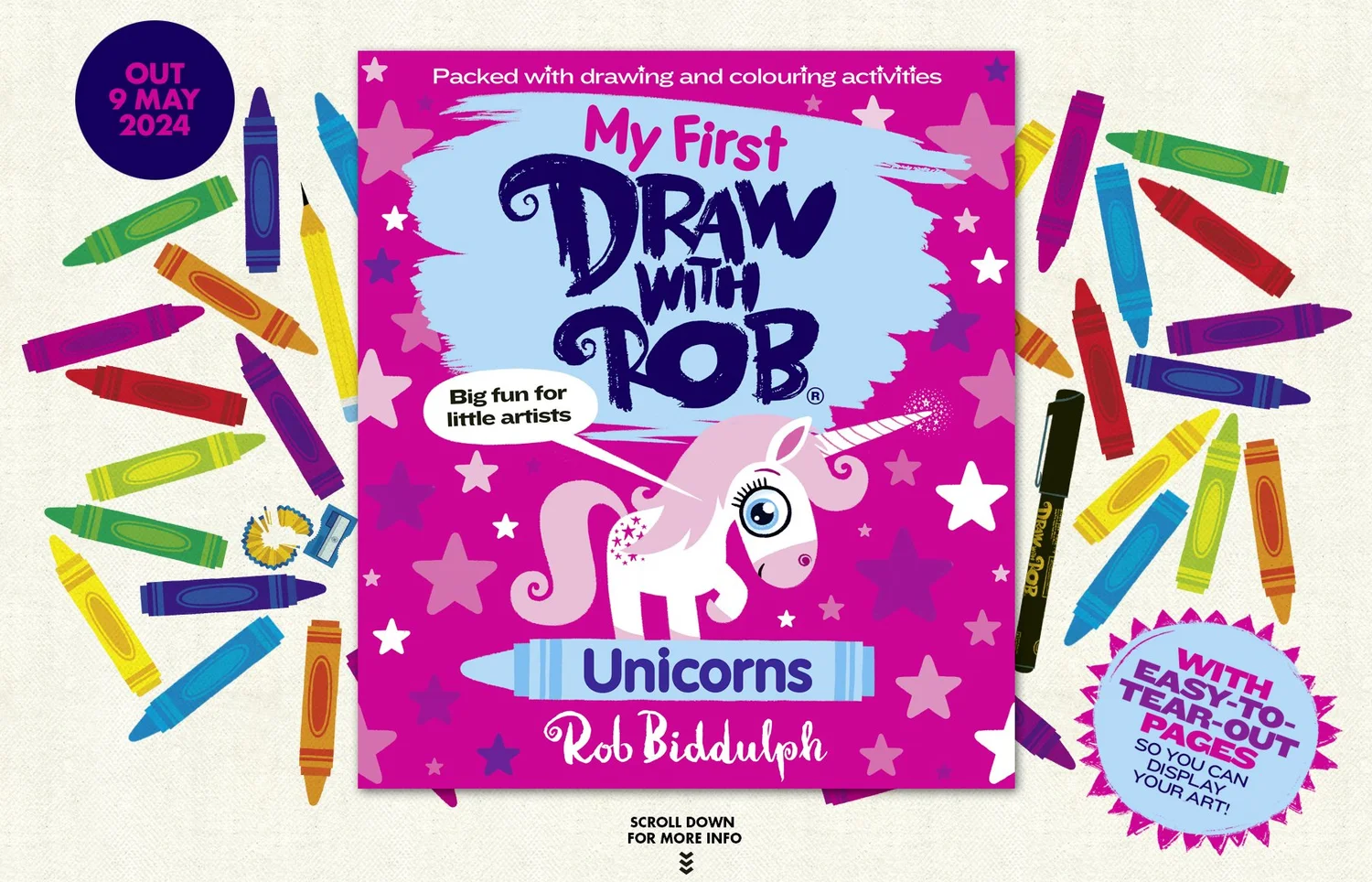 My First Draw With Rob Unicorns teaser — Rob Biddulph