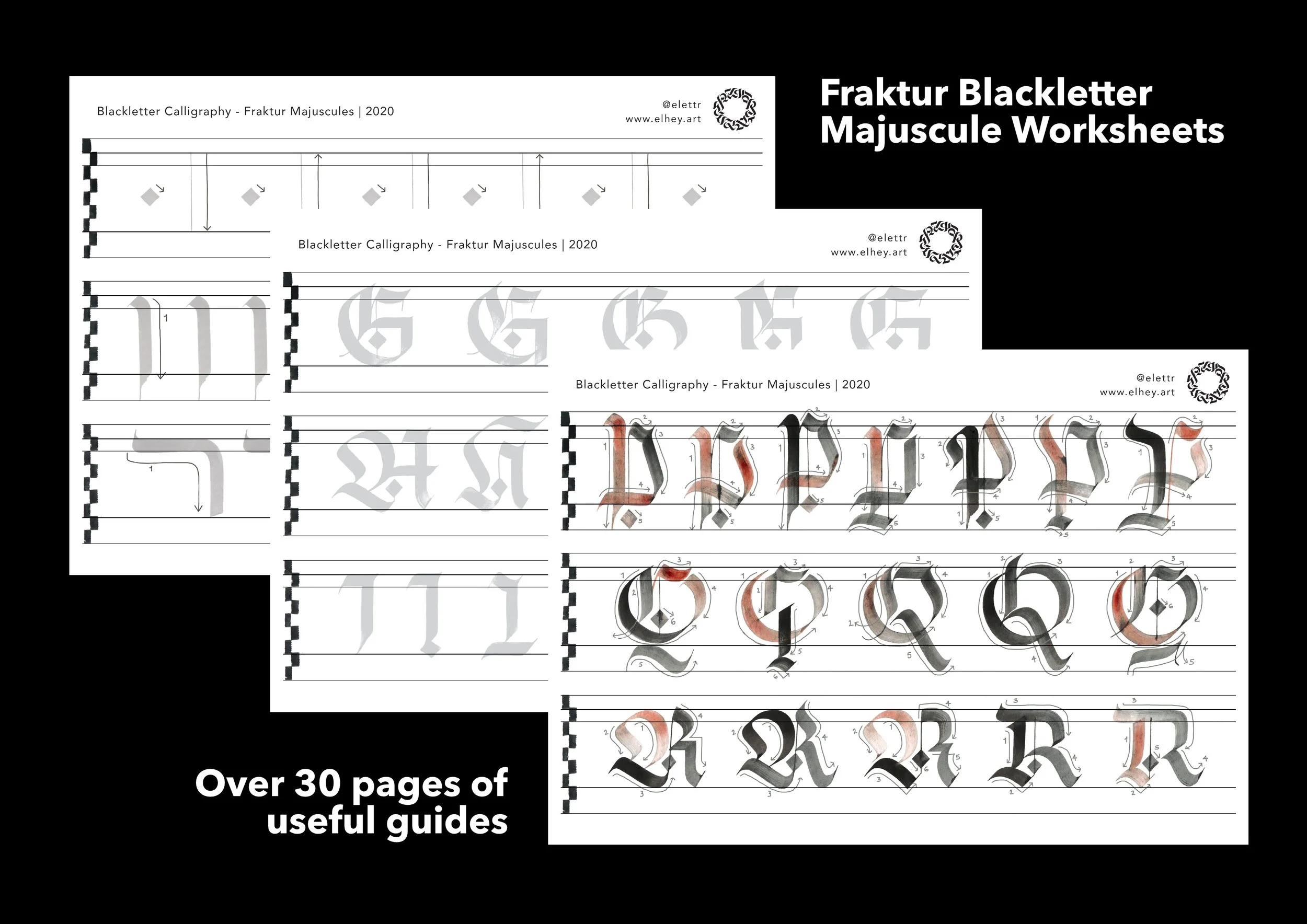 Learn Fraktur Blackletter Calligraphy / elettr