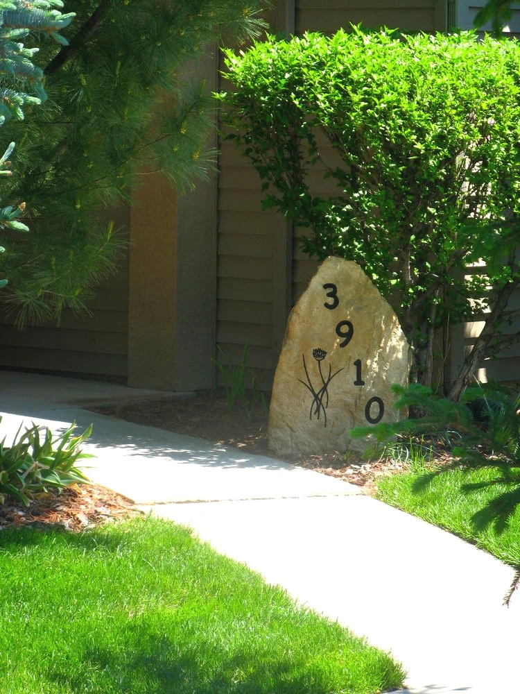 Custom Engraved Stone Signs For Your Home — Rockitecture