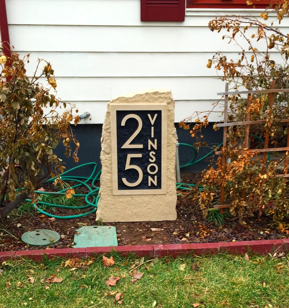 Custom Engraved Stone Signs For Your Home — Rockitecture