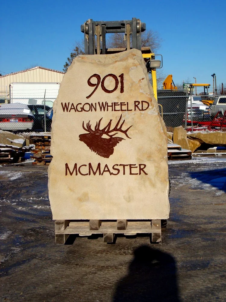 Custom Engraved Stone Signs For Your Home — Rockitecture