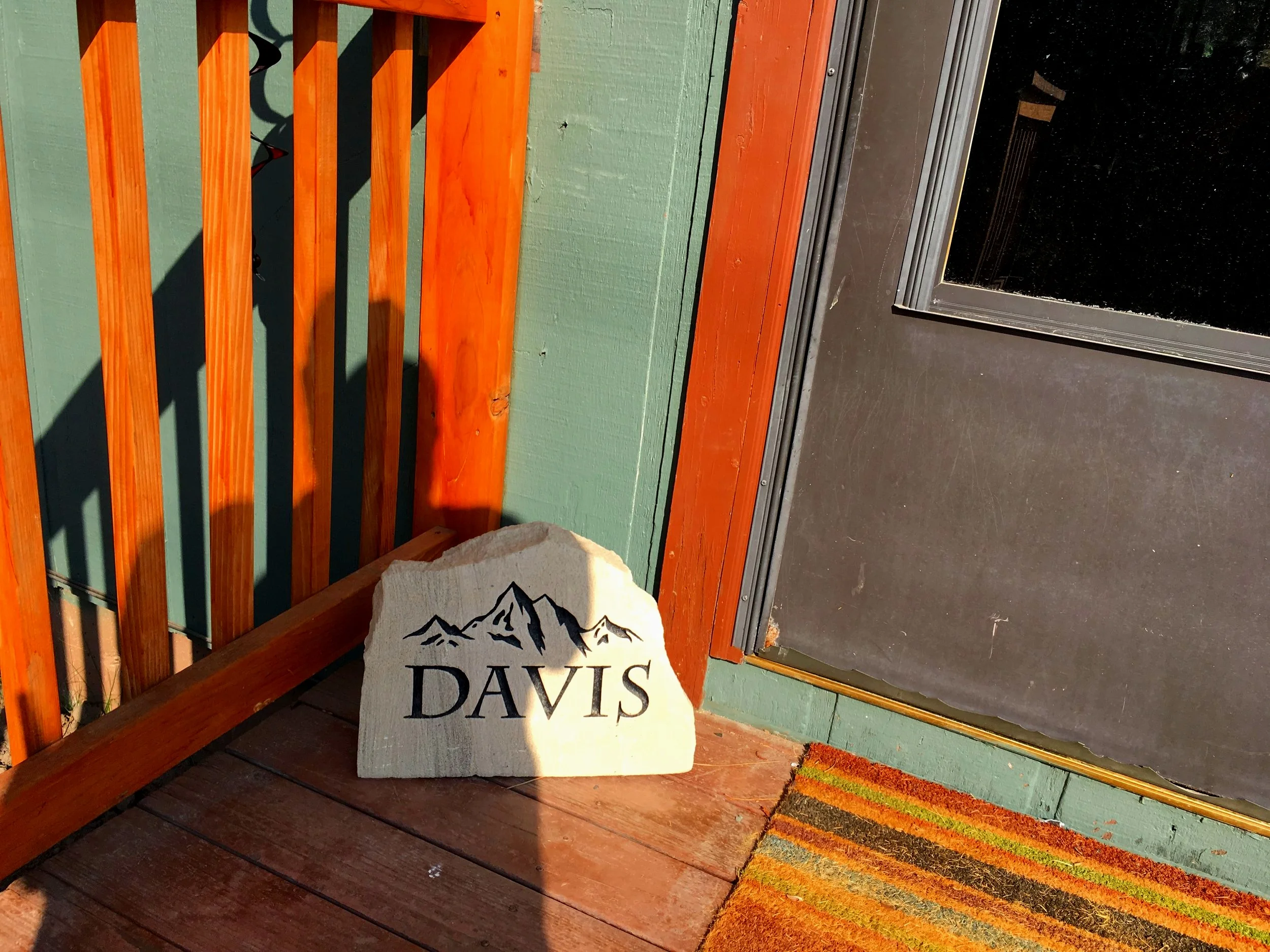 Custom Engraved Stone Signs For Your Home — Rockitecture