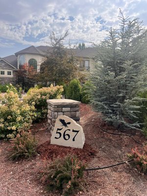 Custom Engraved Stone Signs For Your Home — Rockitecture
