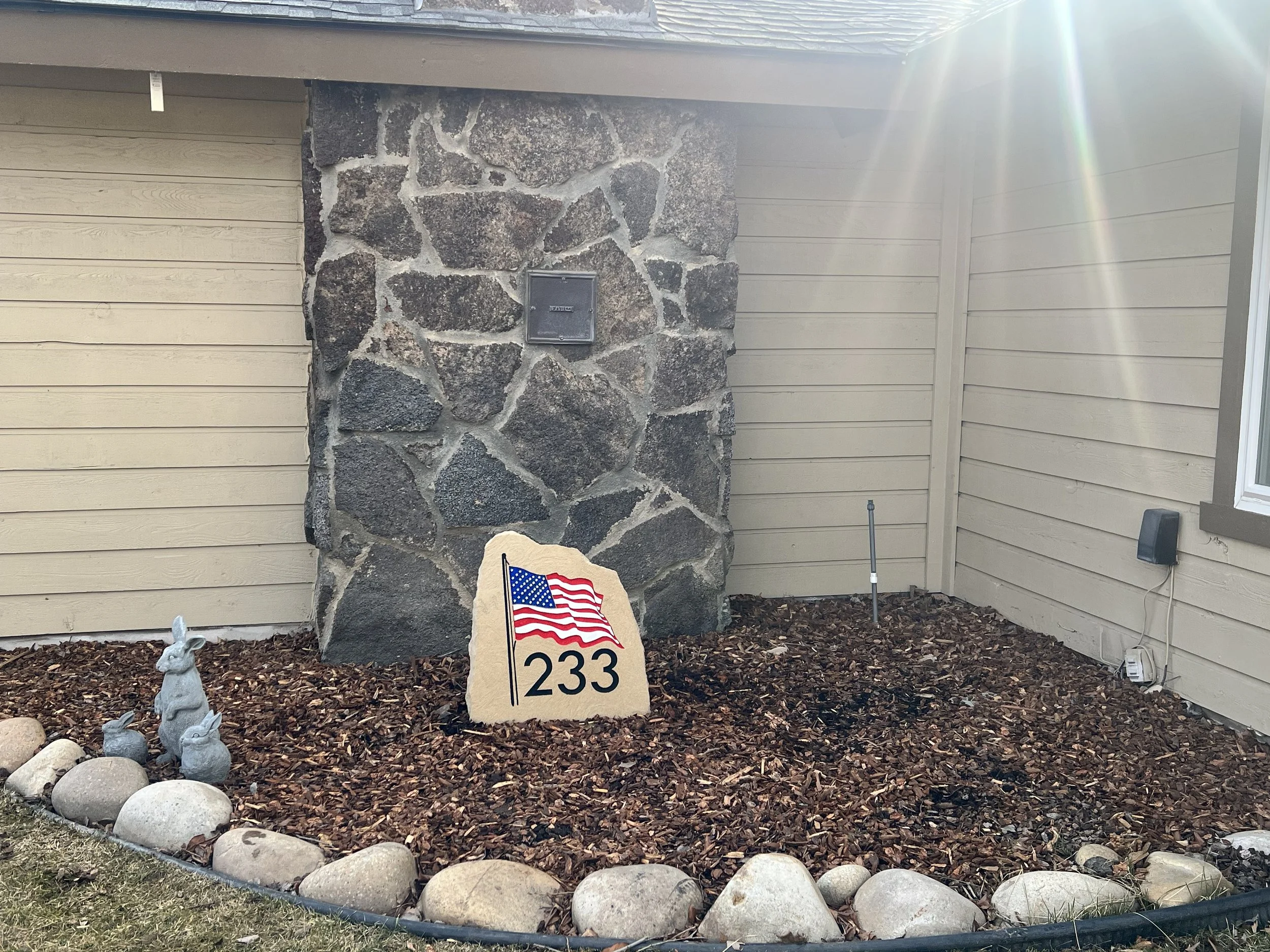 Custom Engraved Stone Signs For Your Home — Rockitecture