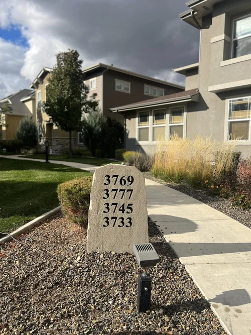 Custom Engraved Stone Signs For Your Home — Rockitecture
