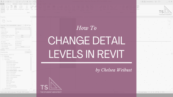 How to Change Drawing Detail Levels in Revit — THE STUDENT ARCHITECT