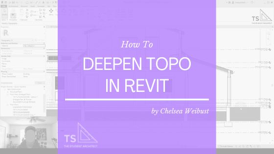 How to Change Topography Depth in Revit — THE STUDENT ARCHITECT