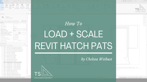 How to Load and Scale Hatch Patterns in Revit — THE STUDENT ARCHITECT