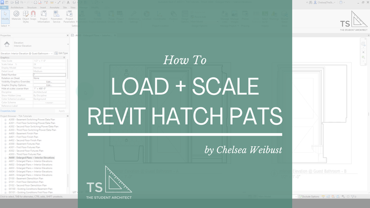 How to Load and Scale Hatch Patterns in Revit — THE STUDENT ARCHITECT