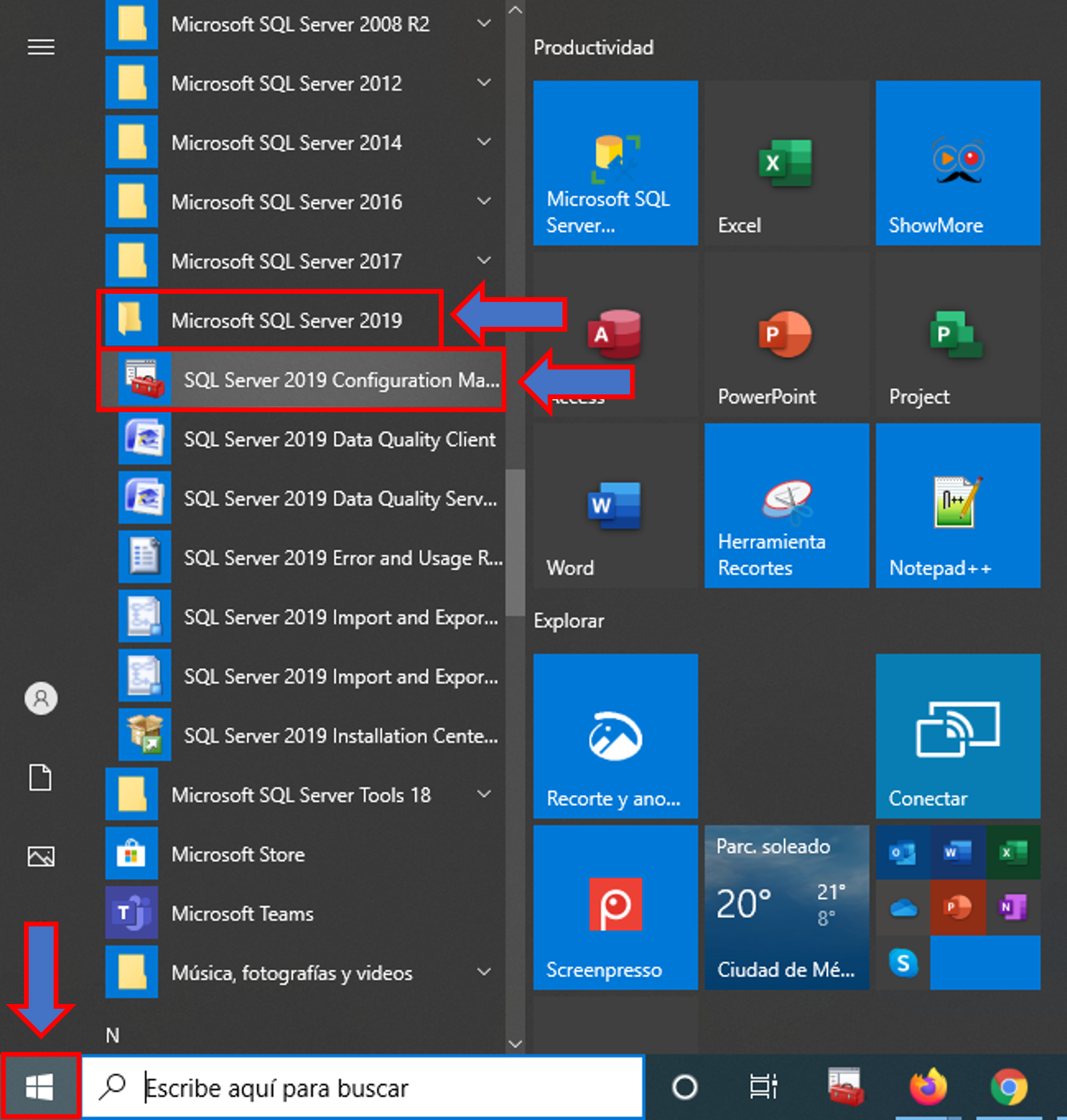 Como instalar SQL Server 2019 Express para trabajar con Neodata — Neodata