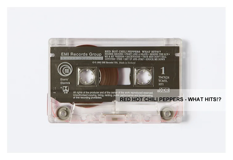 Red Hot Chili Peppers - What Hits!? — Classic Cassette Prints