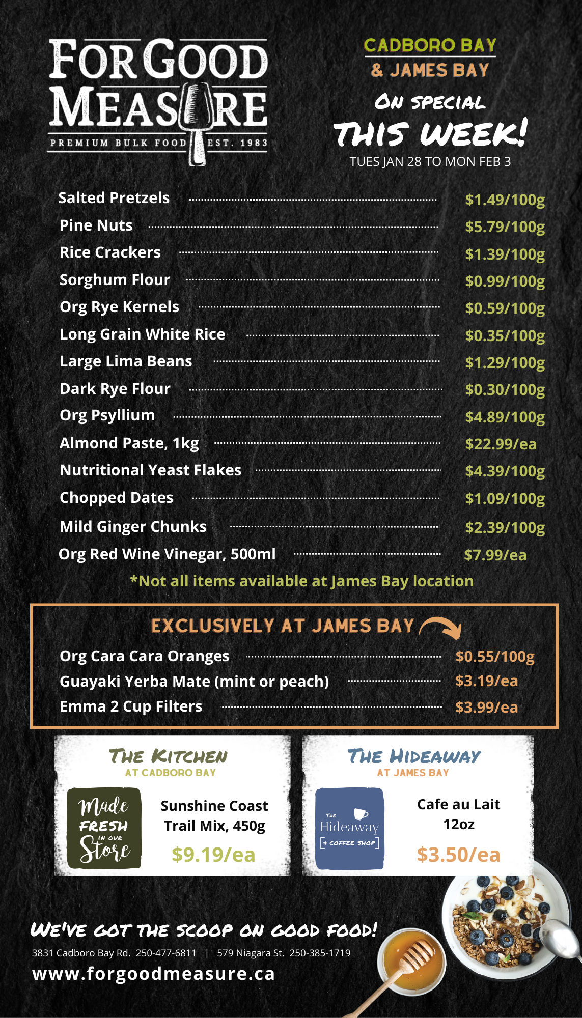 For Good Measure Premium Bulk Food