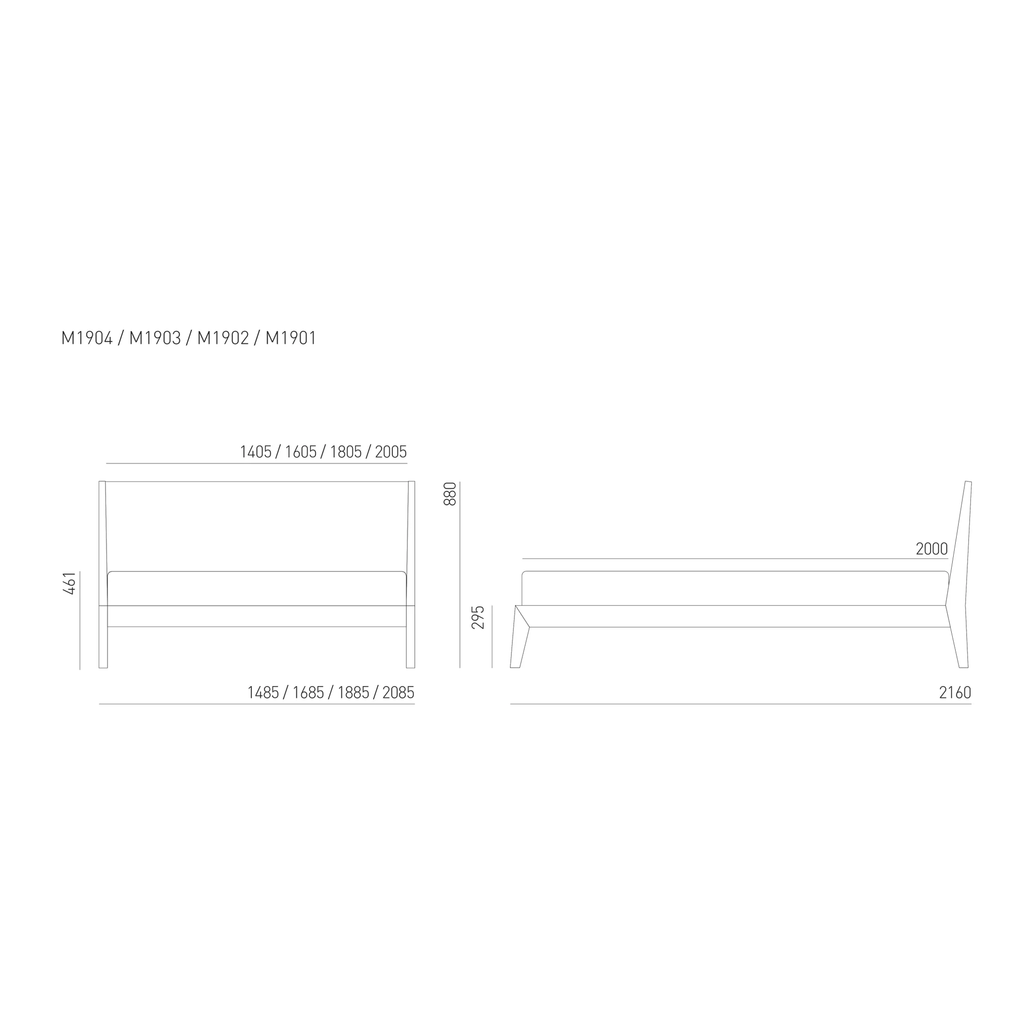 index bed — MINT FURNITURE