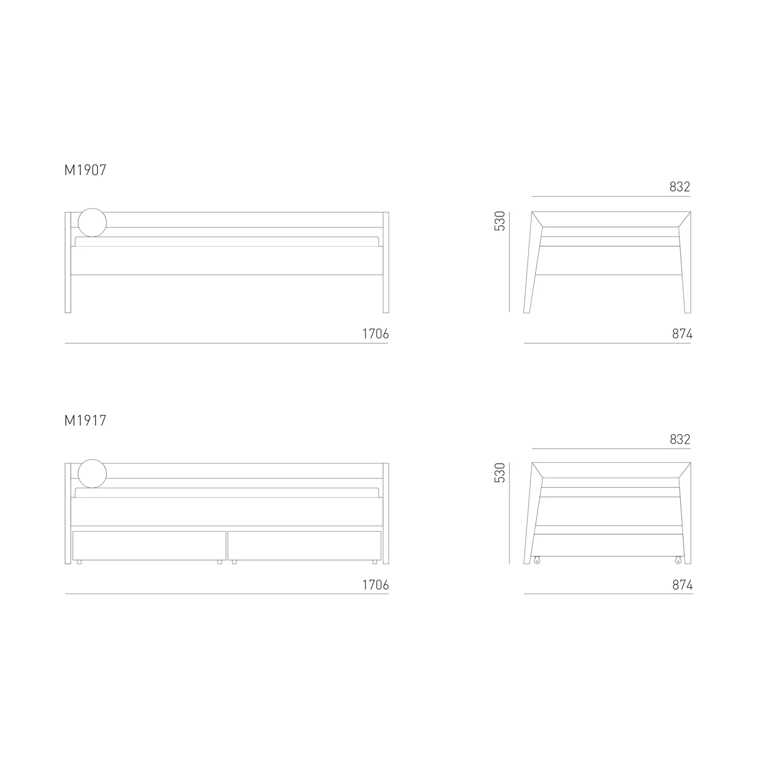 index daybed — MINT FURNITURE