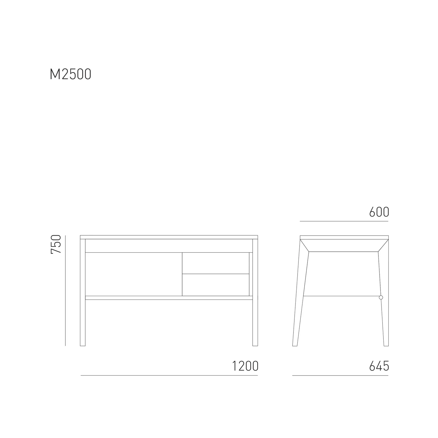 index desk with storage — MINT FURNITURE