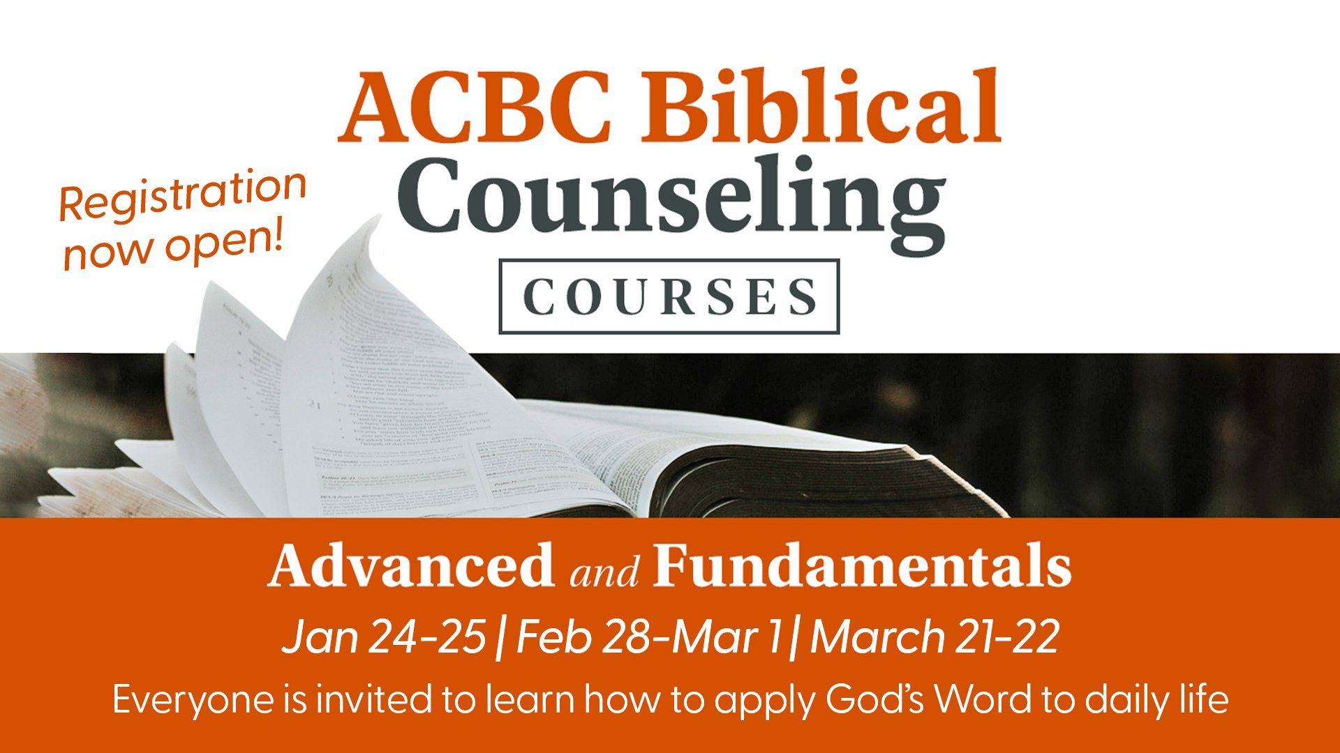 Biblical Counseling — Snohomish Community Church