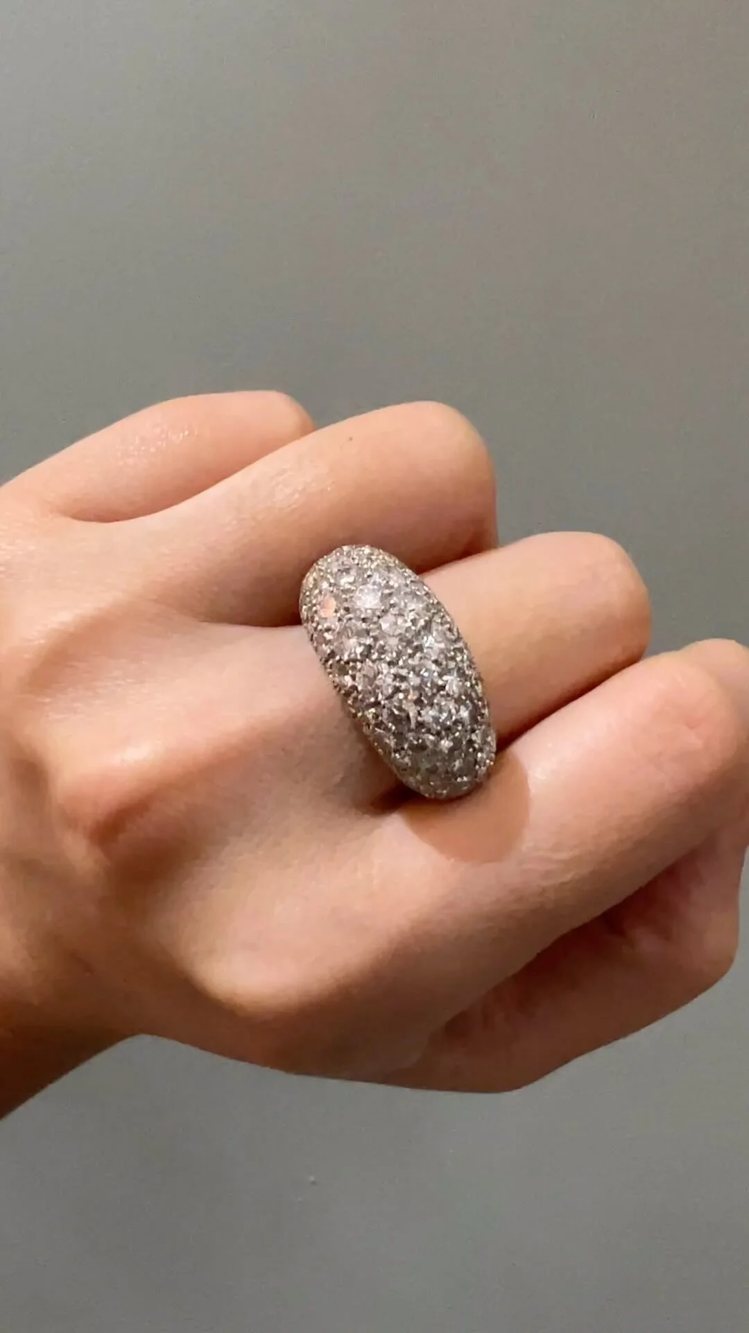 Moval Cut Diamond Ring — Simon Teakle