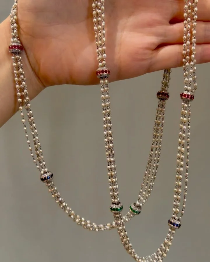 Edwardian Natural Pearl Necklace, circa 1905 — Simon Teakle