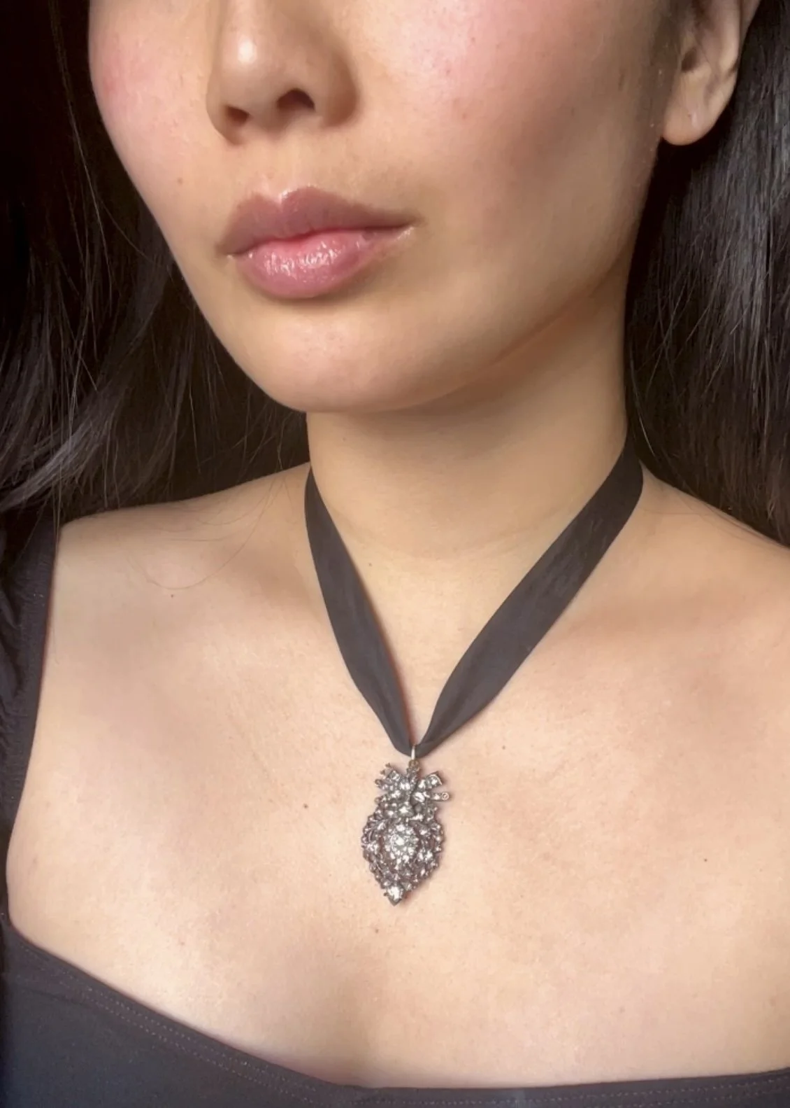 Antique Diamond "Flemish Heart" Pendant, circa 1780 — Simon Teakle